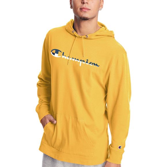 Champion | Shirts | Champion Mens Logo Print Hoodiebutter Yellowxlarge ...